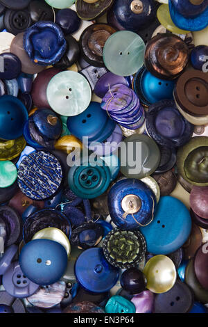 Pile of multi colored buttons Stock Photo - Alamy