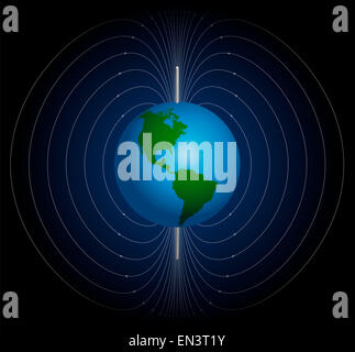 Magnetic field lines. lines around a bar magnet. polar magnet diagram ...