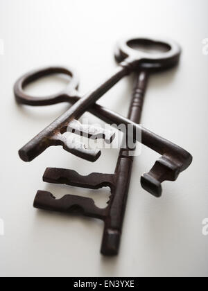 three skeleton keys Stock Photo - Alamy