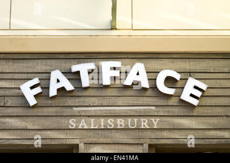 Fatface logo above shop Stock Photo - Alamy