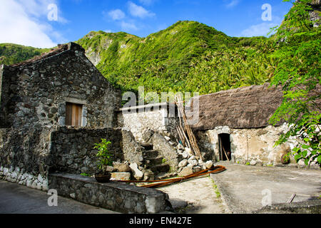 Traditional stone house at Batan Island, Batanes, Philippines Stock ...