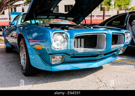Customized 1973 Pontiac Firebird car at SEMA Stock Photo - Alamy