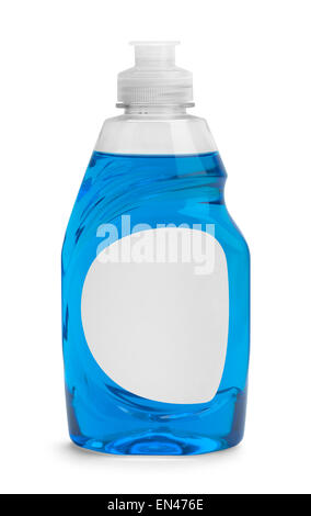 soap on a blue soap dish isolated on a wooden table. hygiene ...