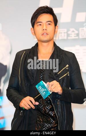 Taipei, Taiwan, China. 27th Apr, 2015. Jay Chou attends the 3th H.O.T ...