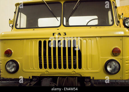 GAZ-66 off road military truck OMON OMOH Russian alphabet Stock Photo ...