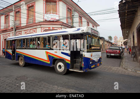 public transport in nicaragua Stock Photo - Alamy