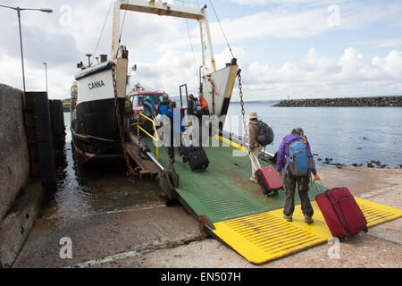 ferry between cathlin island and ballycastle Stock Photo - Alamy