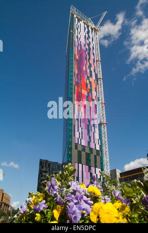 Saffron Tower under construction in Wellesley Road CCroydon Surrey UK ...