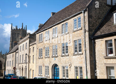 Georgian clothiers houses on the Green in Calne, Wiltshire, England, Uk ...