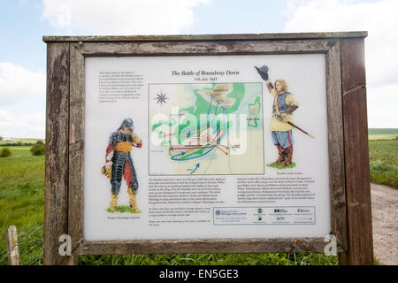 Roundway Down - English Civil War battle site - Devizes, Wiltshire, UK ...
