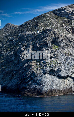 Rocky coastline of Syros Island in the Greek Islands Stock Photo - Alamy