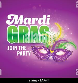 Mardi gras poster Stock Vector Image & Art - Alamy
