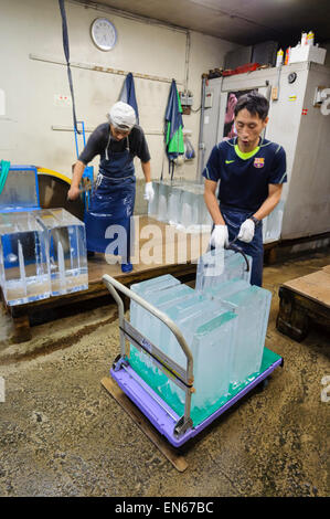 A man working in an ice factory I captured this image on 15th September ...