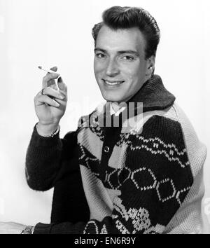 Singer Frank Ifield seen here posing for the Reveille newspaper for a ...