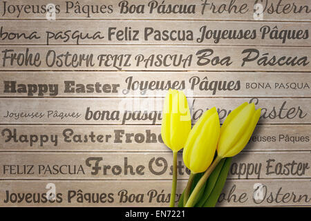 Composite image of happy easter in different languages Stock Photo - Alamy