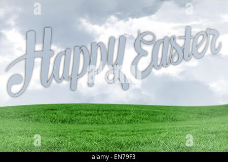 Composite image of easter message Stock Photo - Alamy