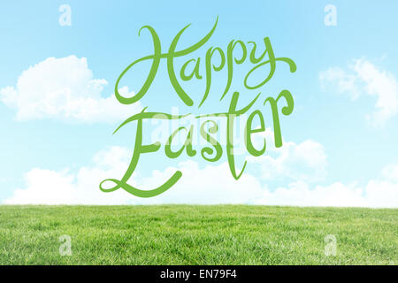 Composite image of easter message Stock Photo - Alamy