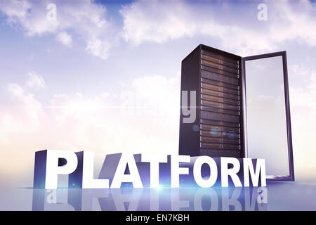 Composite image of platform Stock Photo - Alamy