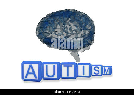 Composite image of autism building blocks Stock Photo - Alamy