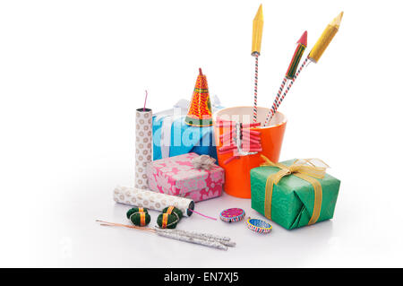 Close-up of firecrackers in a row Stock Photo - Alamy