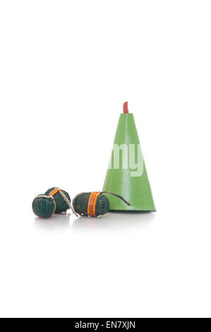 Firecrackers and gift boxes Stock Photo - Alamy