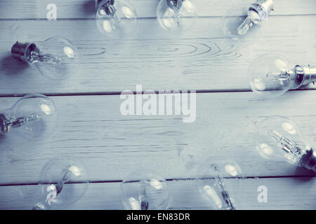 Light bulbs forming frame Stock Photo - Alamy