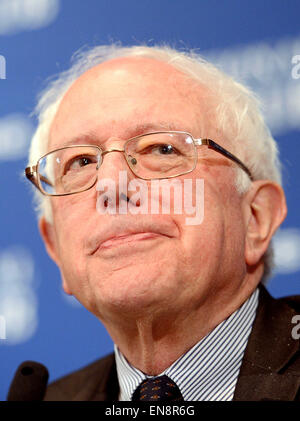 U.S. Sen. Bernie Sanders, I-VT., speaks during a Get Out The Vote rally ...