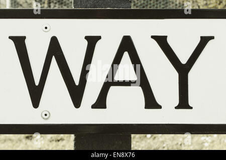 Road sign saying that way and this way and another way Stock Photo - Alamy