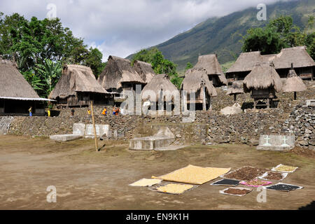 Indonesia, Flores island, Luba village, weaving Stock Photo - Alamy