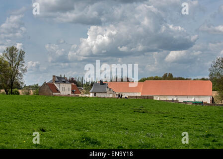 Château d'Hougoumont, farmhouse where British forces faced Napoleon's ...