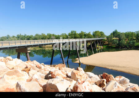 Modern Bridge over the Fitzroy River, Fitzroy Crossing, Western ...