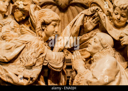 religion sculptures, angels romantic gothic Stock Photo - Alamy