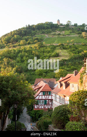 Starkenburg castle at Heppenheim, Hesse, Germany Stock Photo - Alamy