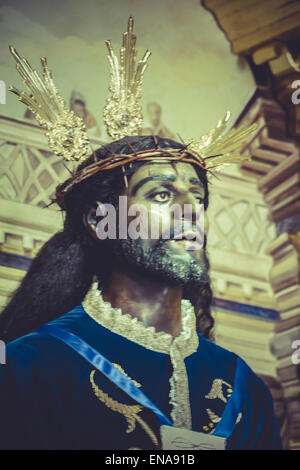 image of Jesus Christ with purple mantle, worship and religion Stock ...
