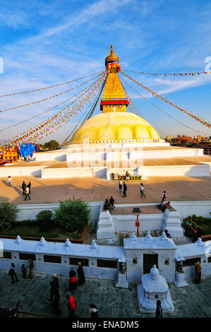 Buddhanath Temple in Kathmandu Nepal Stock Photo - Alamy