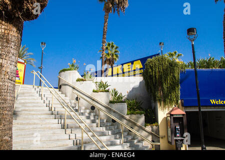 The Ikea store in Burbank California with Palm trees Stock Photo - Alamy