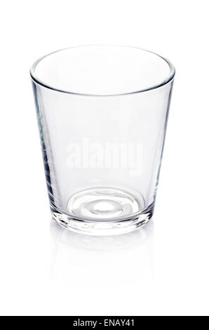 Empty glass isolated on white Stock Photo - Alamy