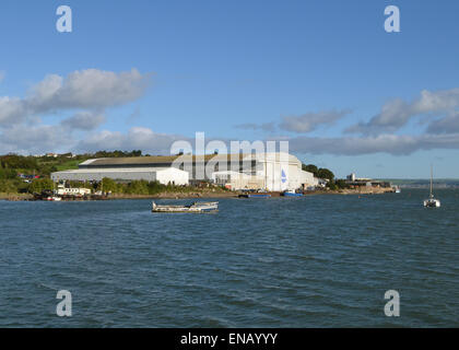 Appledore Shipyards Babcock Marine Covered Shipyard from Lundy Island ...