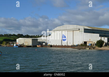 Appledore Shipyards Babcock Marine Covered Shipyard from Lundy Island ...