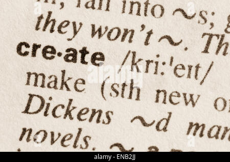 Definition of word produce in dictionary Stock Photo - Alamy