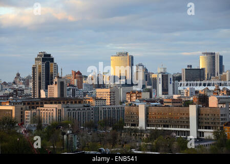 Kiev cityscape in spring Stock Photo - Alamy