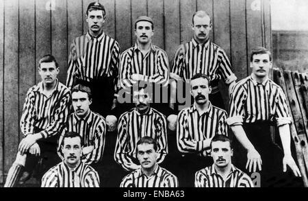 Stoke City Football Team, 1890. Back Row left to right T Clare W Rowley ...