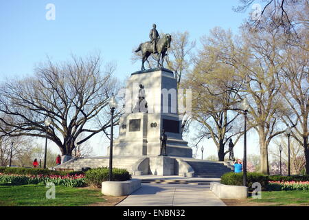 Sherman monument in Washington DC Stock Photo - Alamy
