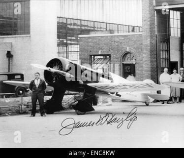 Photograph of the Wedell-Williams Model 44, an air racing aircraft ...