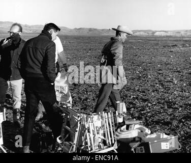 Photograph of astronauts Jim Lovell and Fred Haise during suited EVA ...