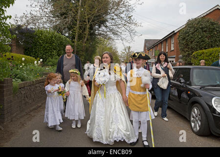 A parade through Downe village took place before the crowning of the ...