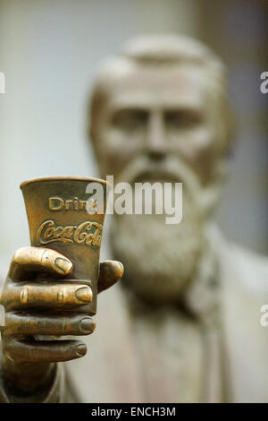 The fat man statue in downtown Lincoln, Nebraska Stock Photo - Alamy