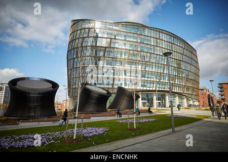 Manchester green building The Noma One Angel Square Co-operative HQ ...