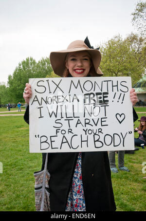 Protest in Hyde Park against Protein Worlds Beach Body Ready ...