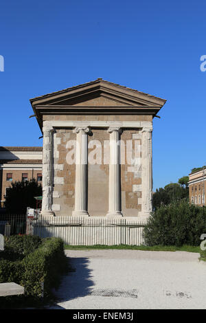 Italy. Rome. Temple of Portunus. Dedicated to the god Portunus. Ionic ...